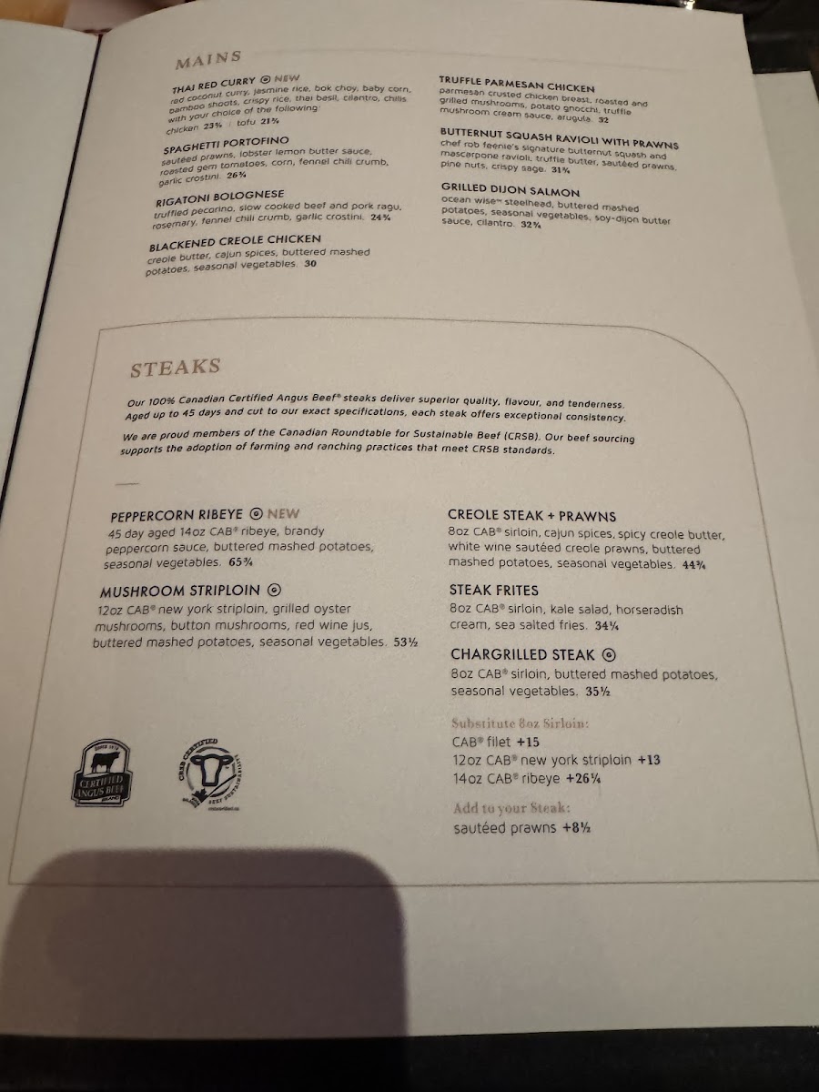 Cactus Club Cafe Menu | Signature Dishes & Refreshing Drinks