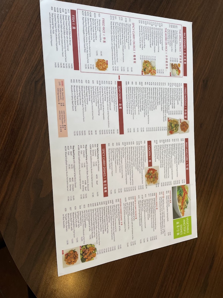 Pho B & T Viet Thai Restaurant Menu | Flavorful Thai & Vietnamese Dishes